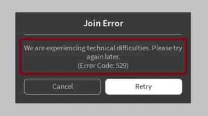 Roblox Error Code 529 [What It Indicates and How to Fix]