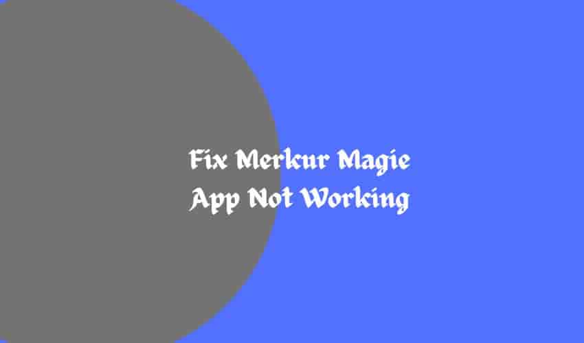 Merkur Magie App Not Working Today: Is It Down [Fix the Issue]