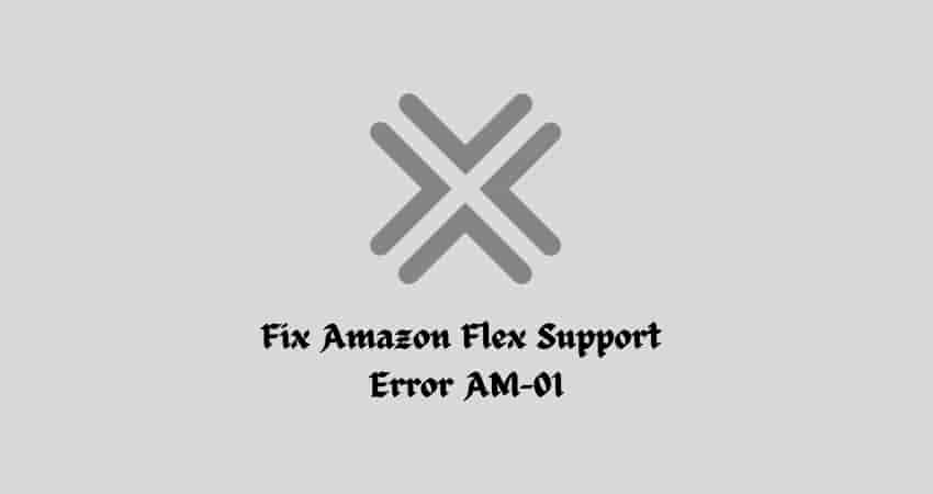 Amazon Flex Support Error AM-01 - Fix it in Minutes