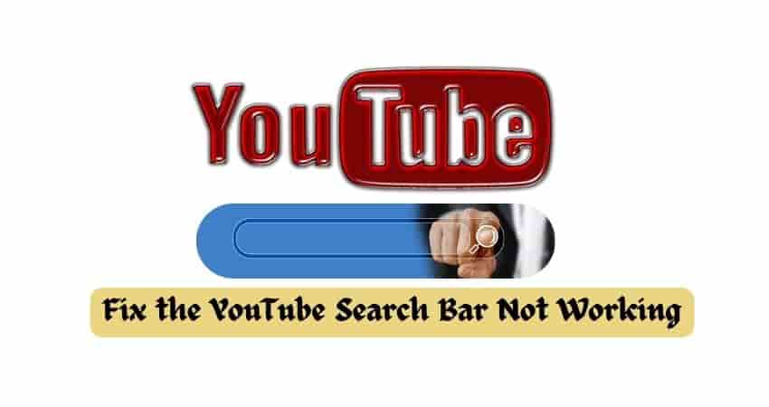 YouTube Search Bar Not Working: Very Simple Ways To Fix